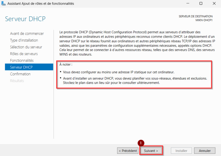 Configurer un serveur DHCP sur Windows Server 2025 | myitknowledge.fr